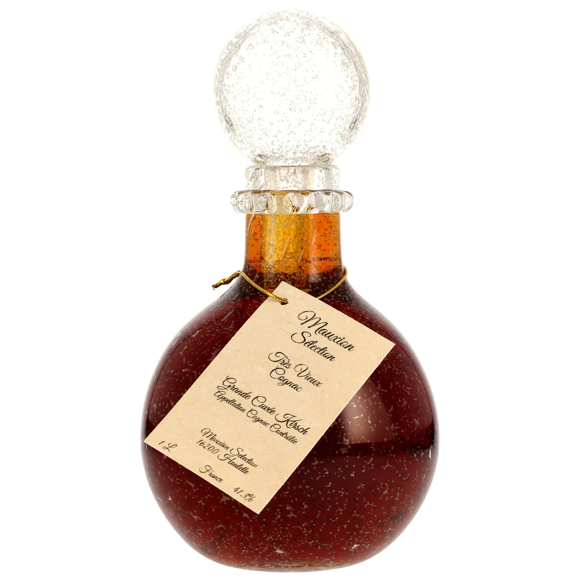Mauxion Cognac Grande Cuvee Kirsch - mit Karaffe Shiny Bottle bei Home of Malts >> Jetzt entdecken!