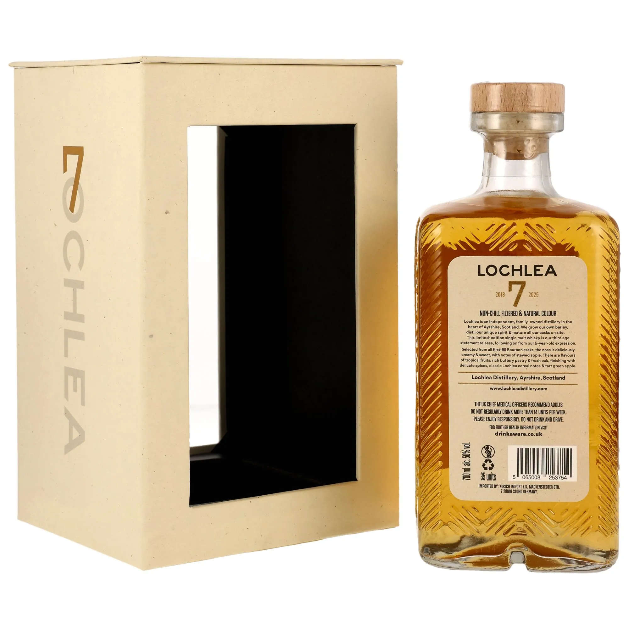 Lochlea Distillery 2018/2025 - 7 Year Old - 1st Fill Bourbon Barrels at ...