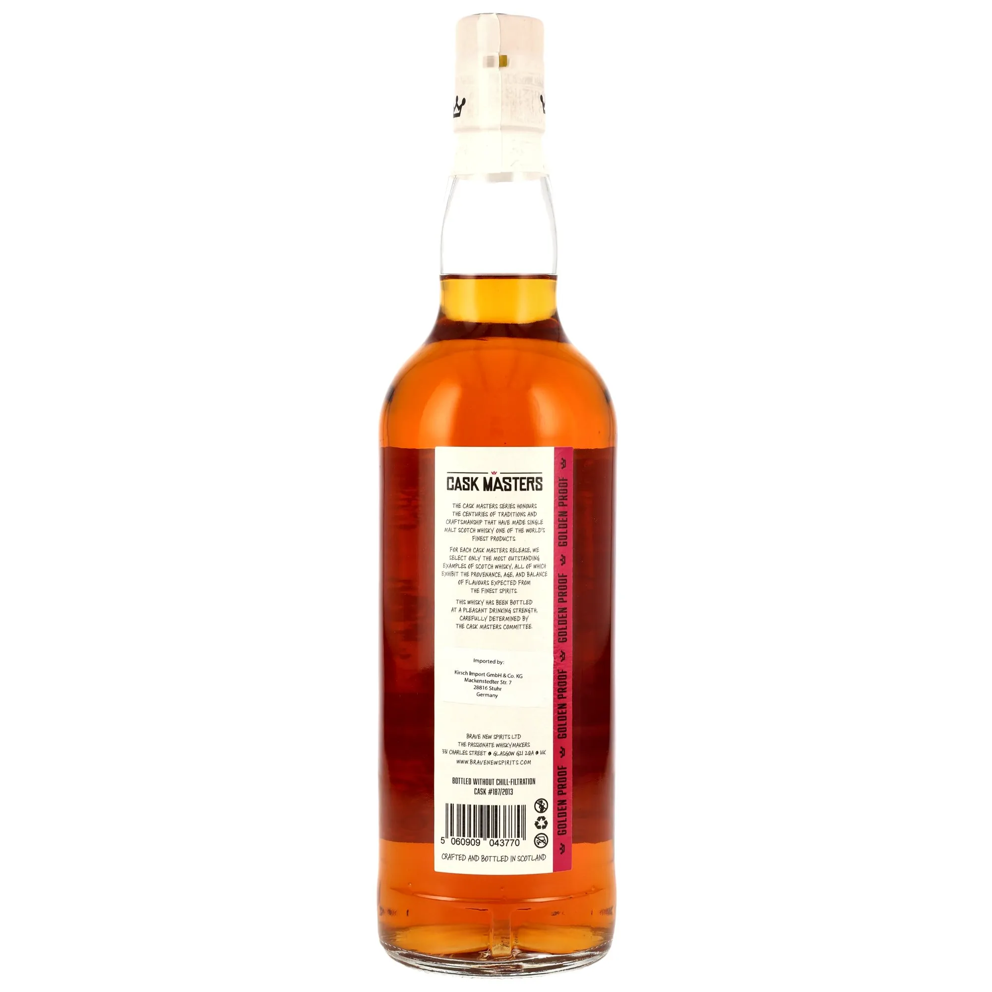 Tullibardine 2013/2025 - 12 Jahre - 1st Fill Bourbon Barrel #187/2013 ...