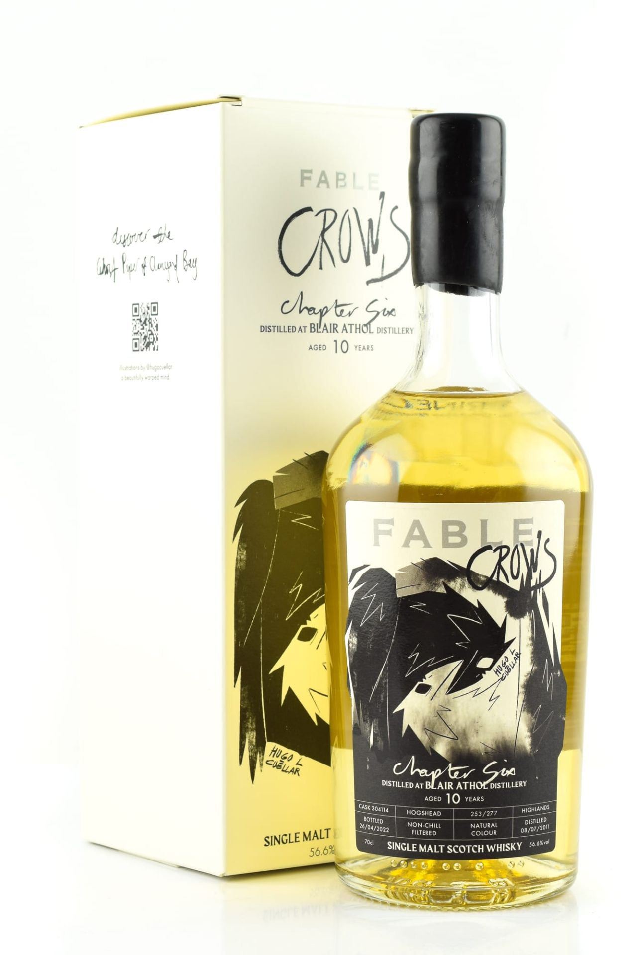 Chapter Six Crows Blair Athol 12 Jahre Fable Whisky 56,3%vol. 0,7l