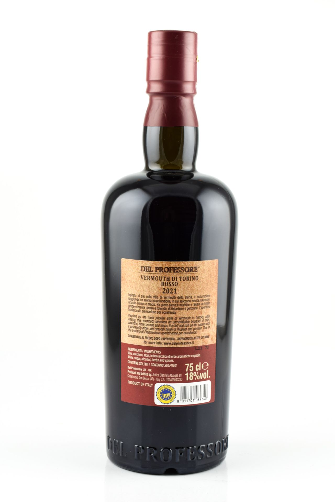 Vermouth del Professore di Torino Rosso bei Home of Malts >> jetzt ...