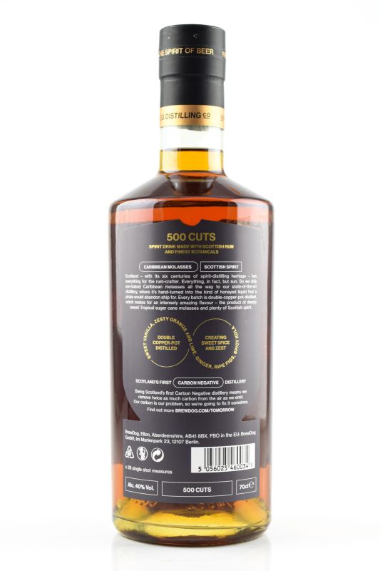 BrewDog 500 Cuts Hand Made Spiced Rum bei Home of Malts >> jetzt entdecken