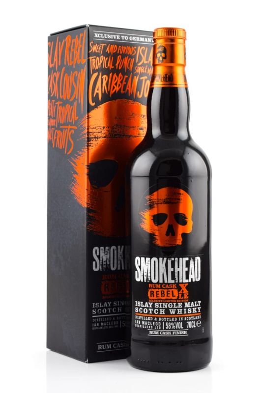 Smokehead Rum Cask Rebel XLE at Home of Malts >> explore now!