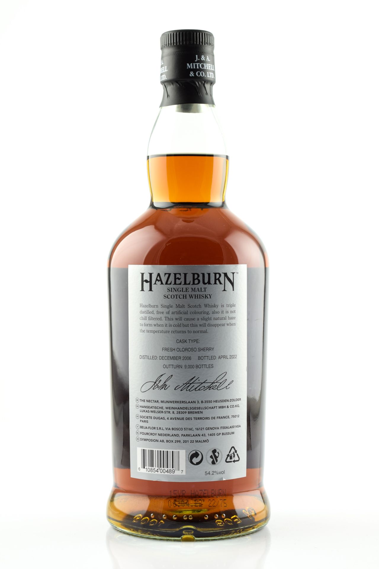 Hazelburn 15 year old Oloroso Cask Matured 54,2%vol. 0,7l | 21096