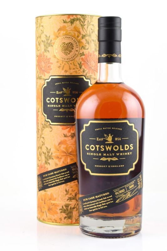 ᐅ Cotswolds Hearts & Crafts No. 3 - Rum Cask Matured bei Home of Malts ...