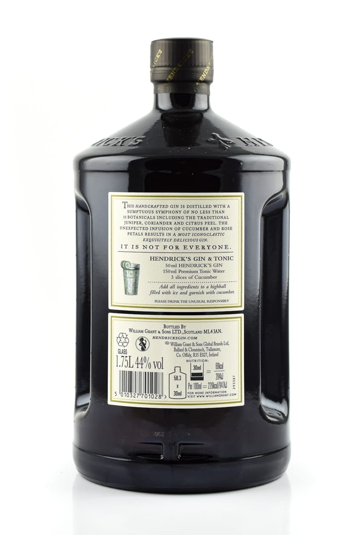 Hendrick's Original - Premium Gin in der 1,75l Flasche